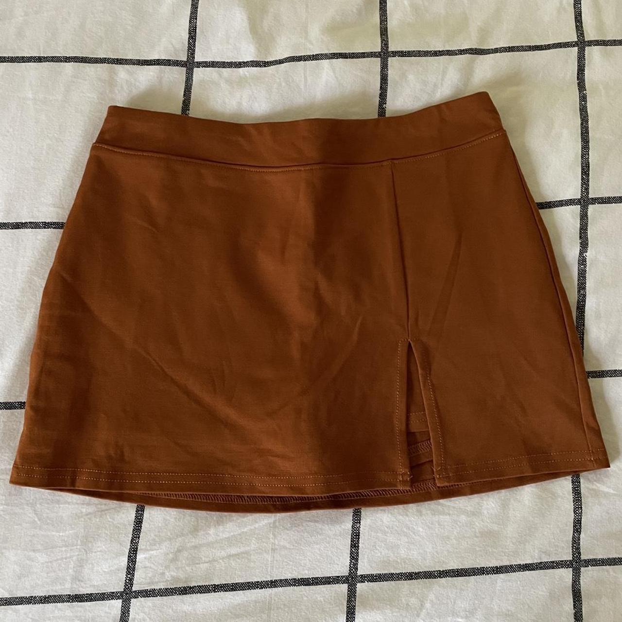 urban outfitters burnt orange skort. brand new with... - Depop