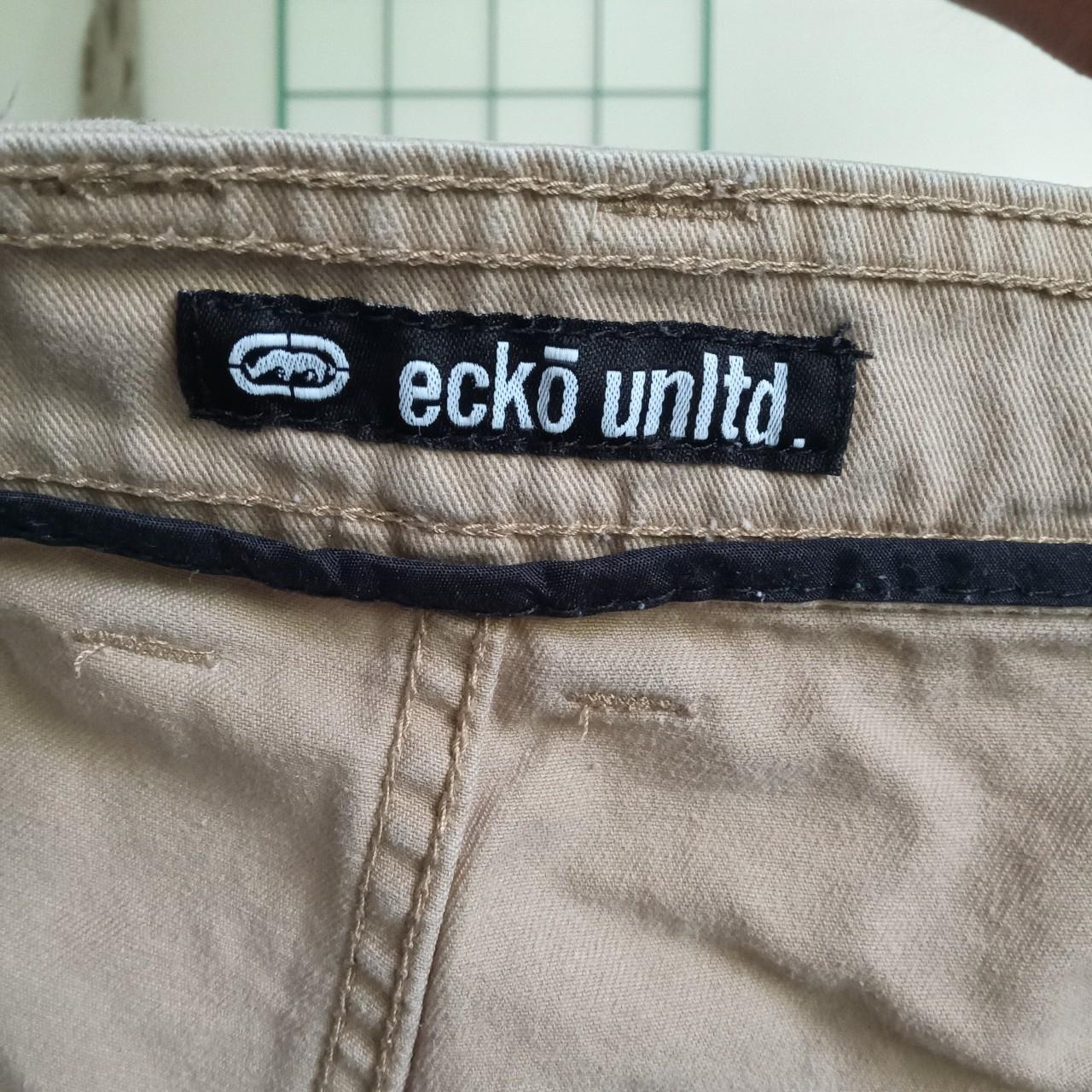 Ecko Unltd. Men's Khaki Shorts | Depop