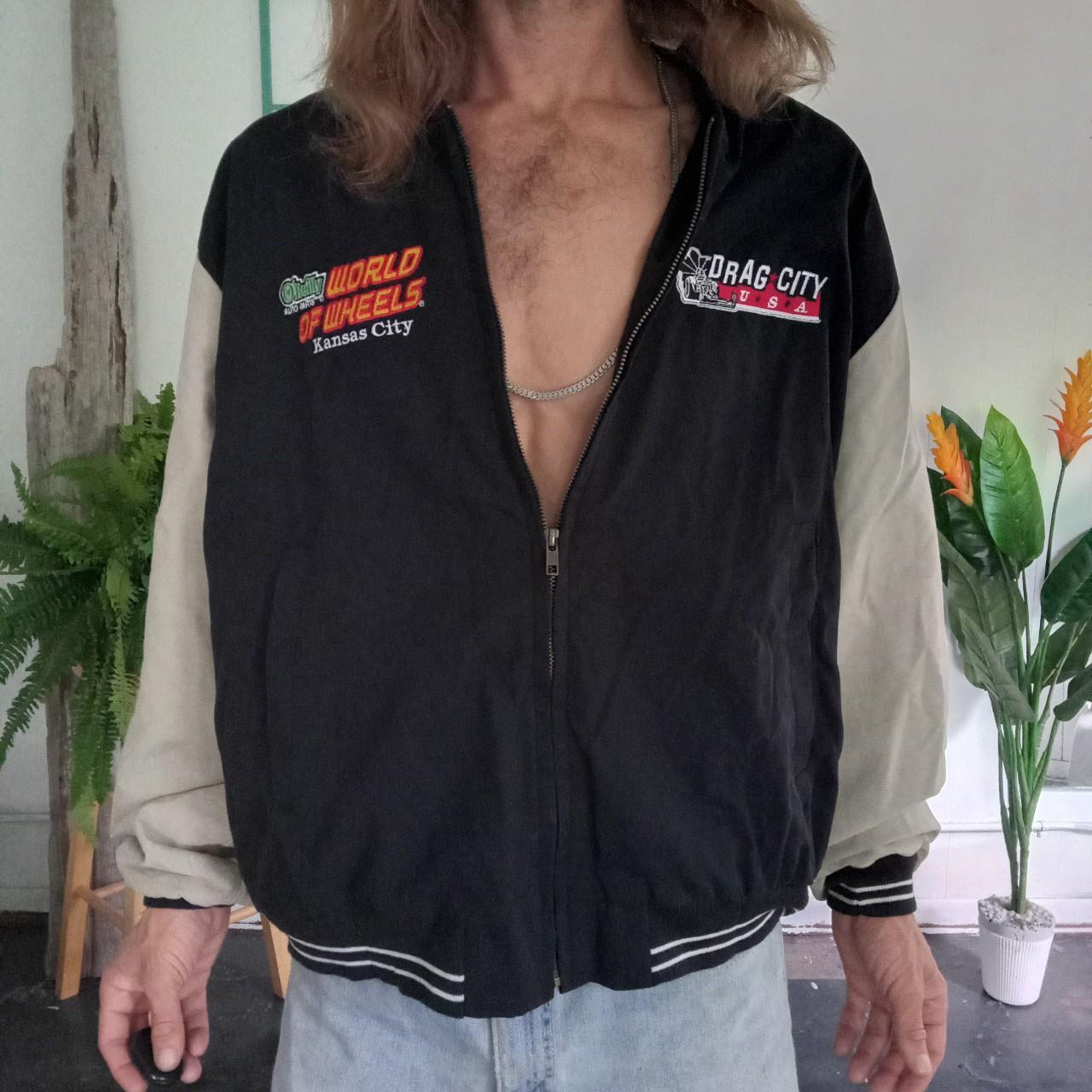 Kansas City drag racing jacket by King Louie. Hot... - Depop