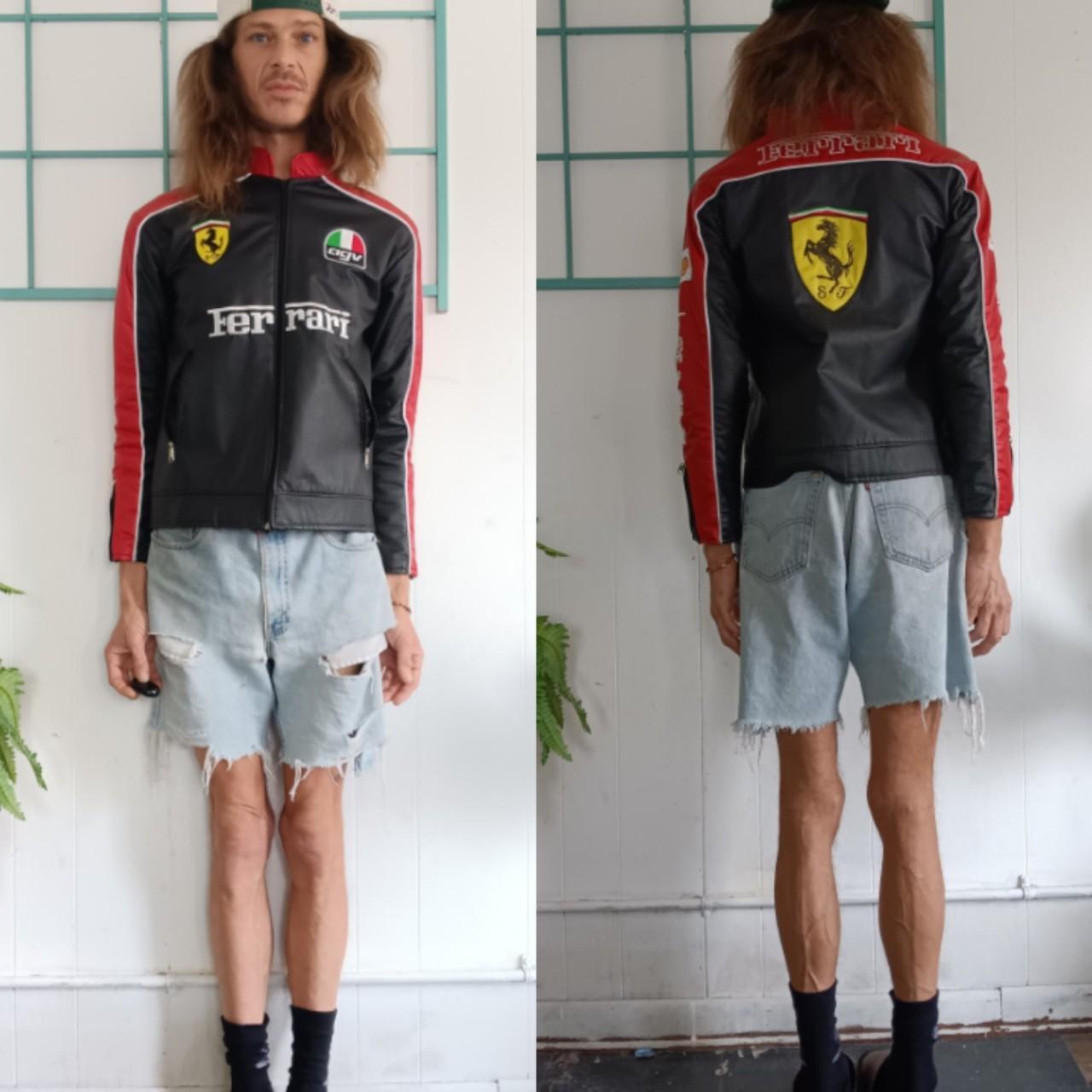 Vintage Italian Ferrari leather jacket, worn by... - Depop