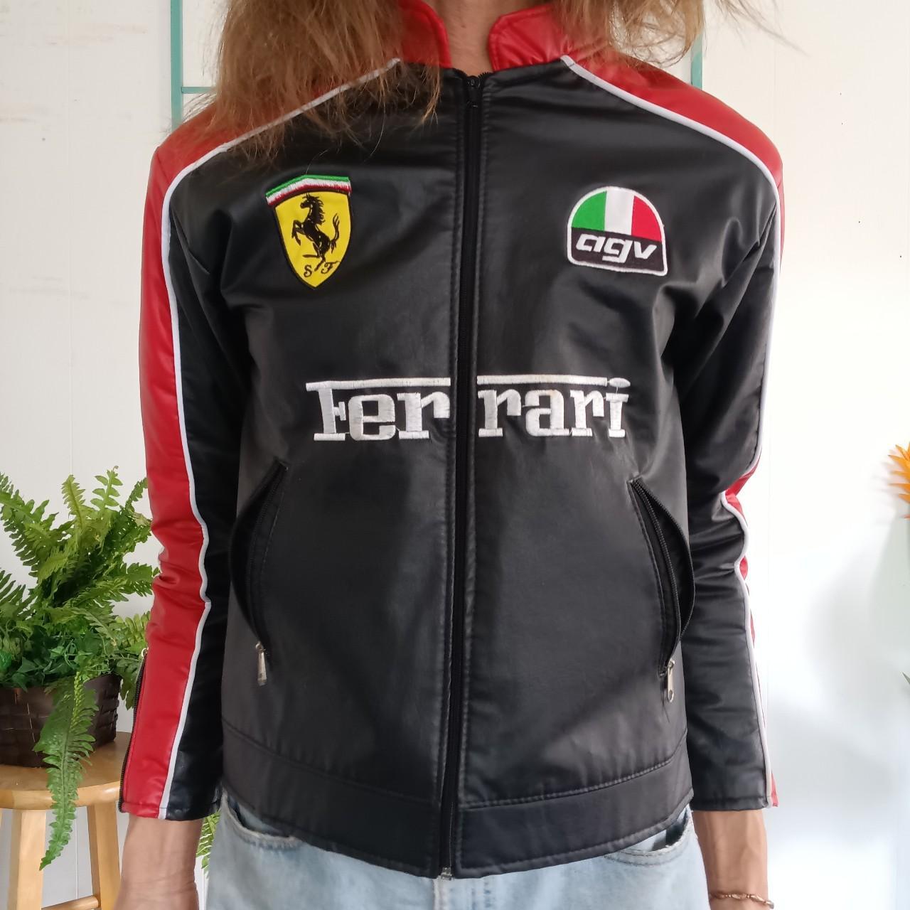 Vintage Italian Ferrari leather jacket, worn by... - Depop