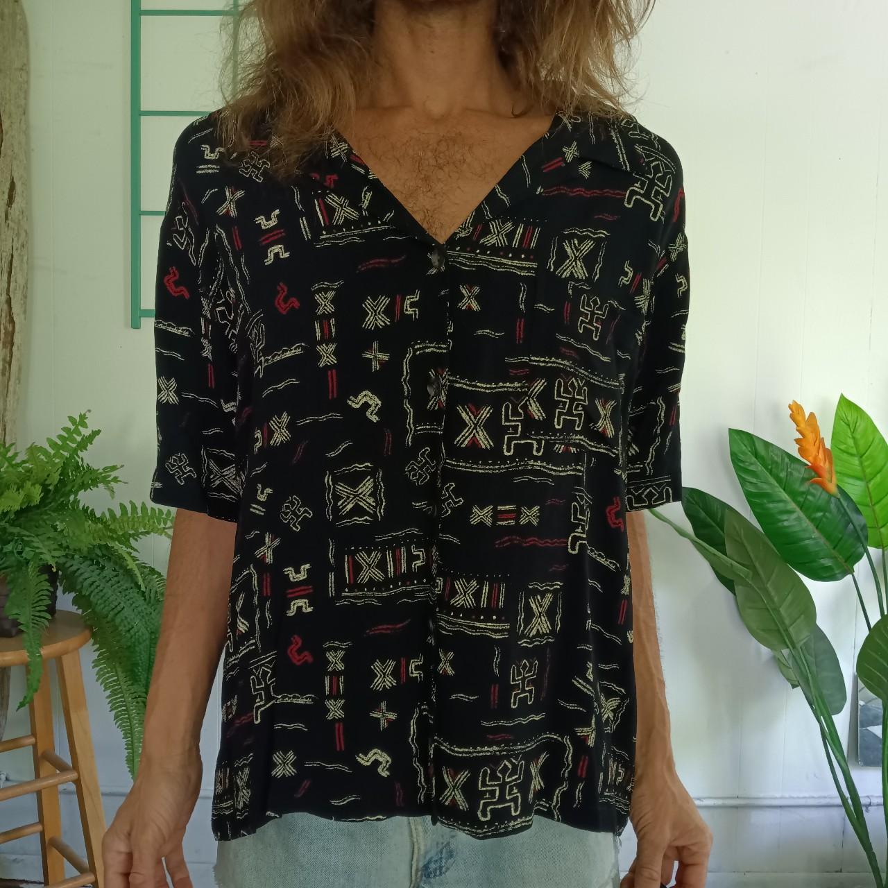 Vintage midnight darkwave Inca / Mapuche wearable... - Depop