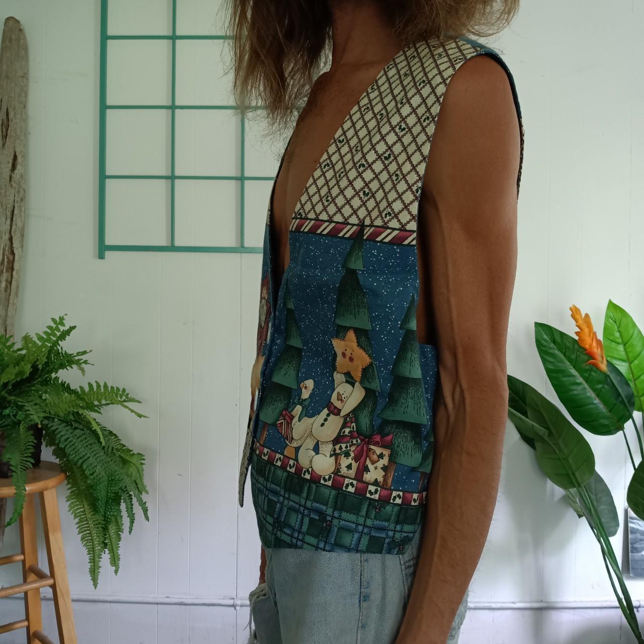 Midnight cottagecore quiltwork fantasy vest ///... - Depop