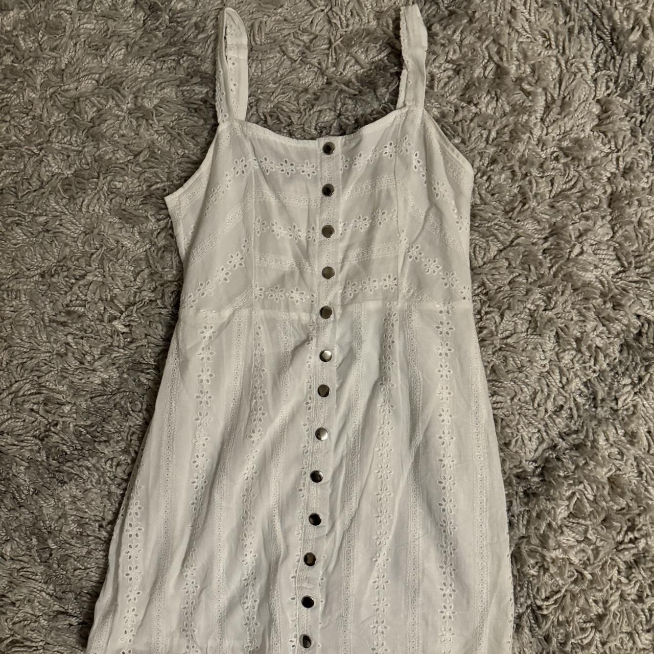 Lottie Moss White Sundress Size Medium #pacsun... - Depop