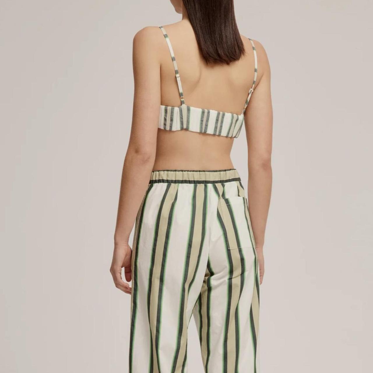 VENROY Gathered Cotton Bodice. Selling it in Brown,... - Depop