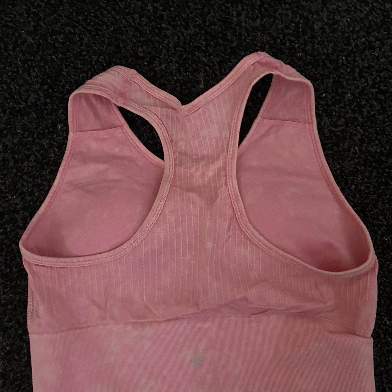 Pink gym set size small both top and bottom - Depop