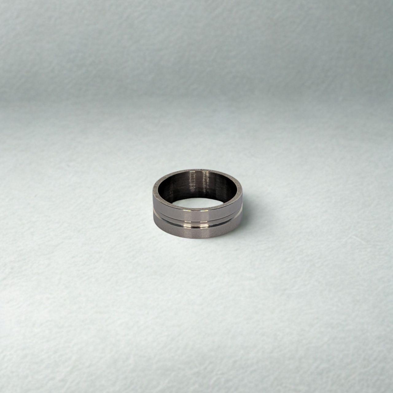 💍 Men's stainless steel band ring in silver (8mm... | Depop