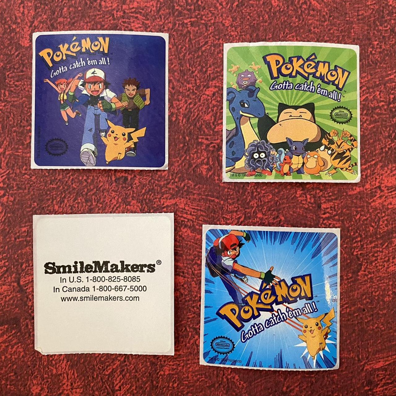 Vintage Pokémon stickers, Nintendo • 1999⚡️🏏🌀 Ash... | Depop