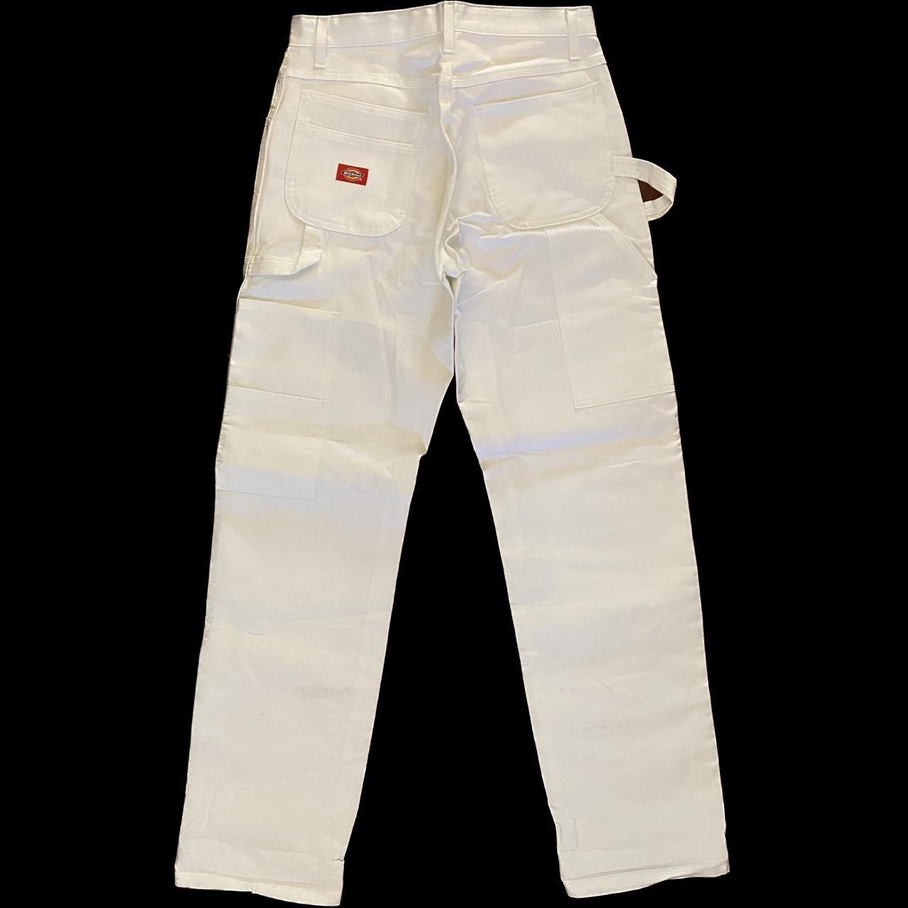 White Dickies painter’s pants 🎨📈👖 double knee... - Depop