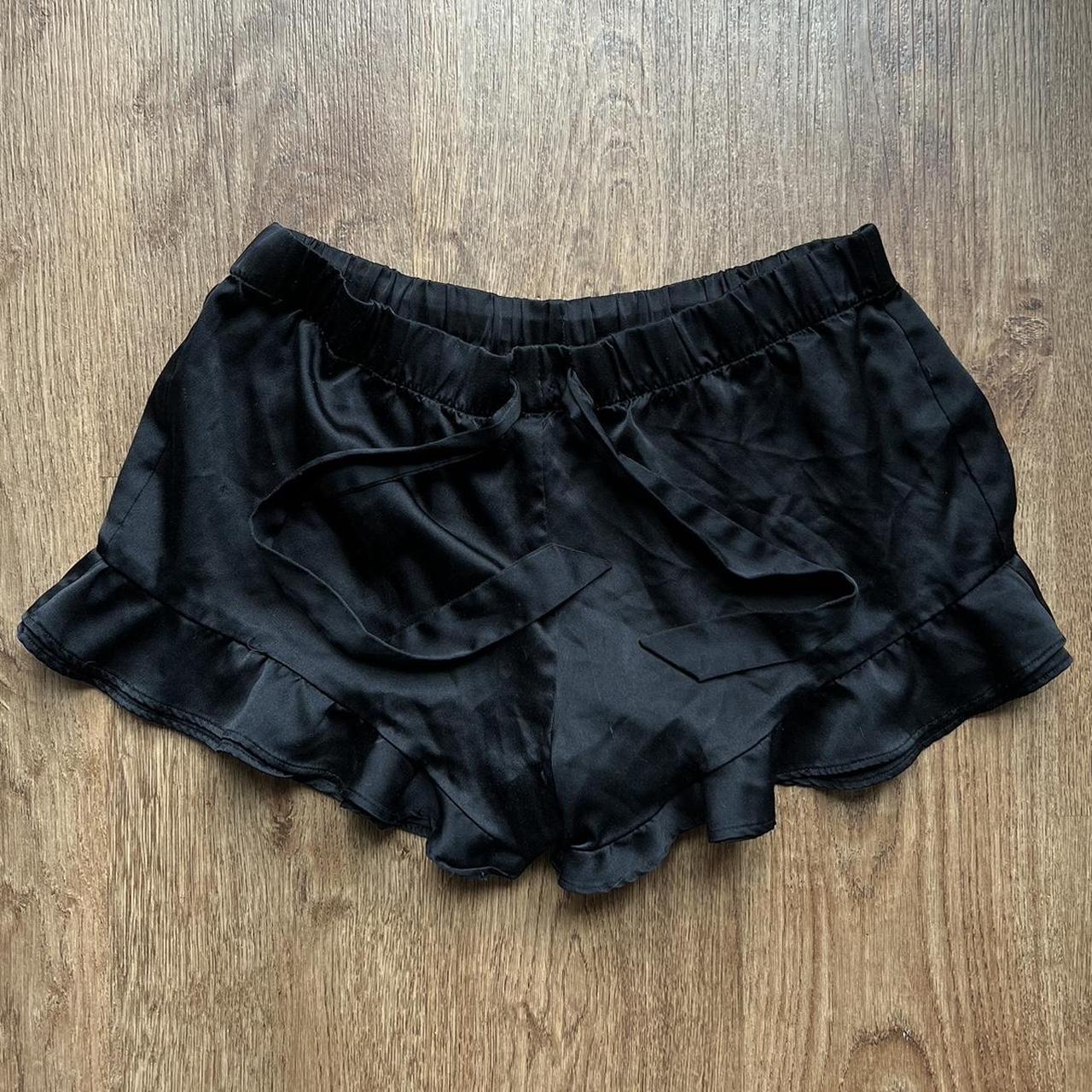 victoria’s secret ruffle pj shorts women’s size xs... - Depop