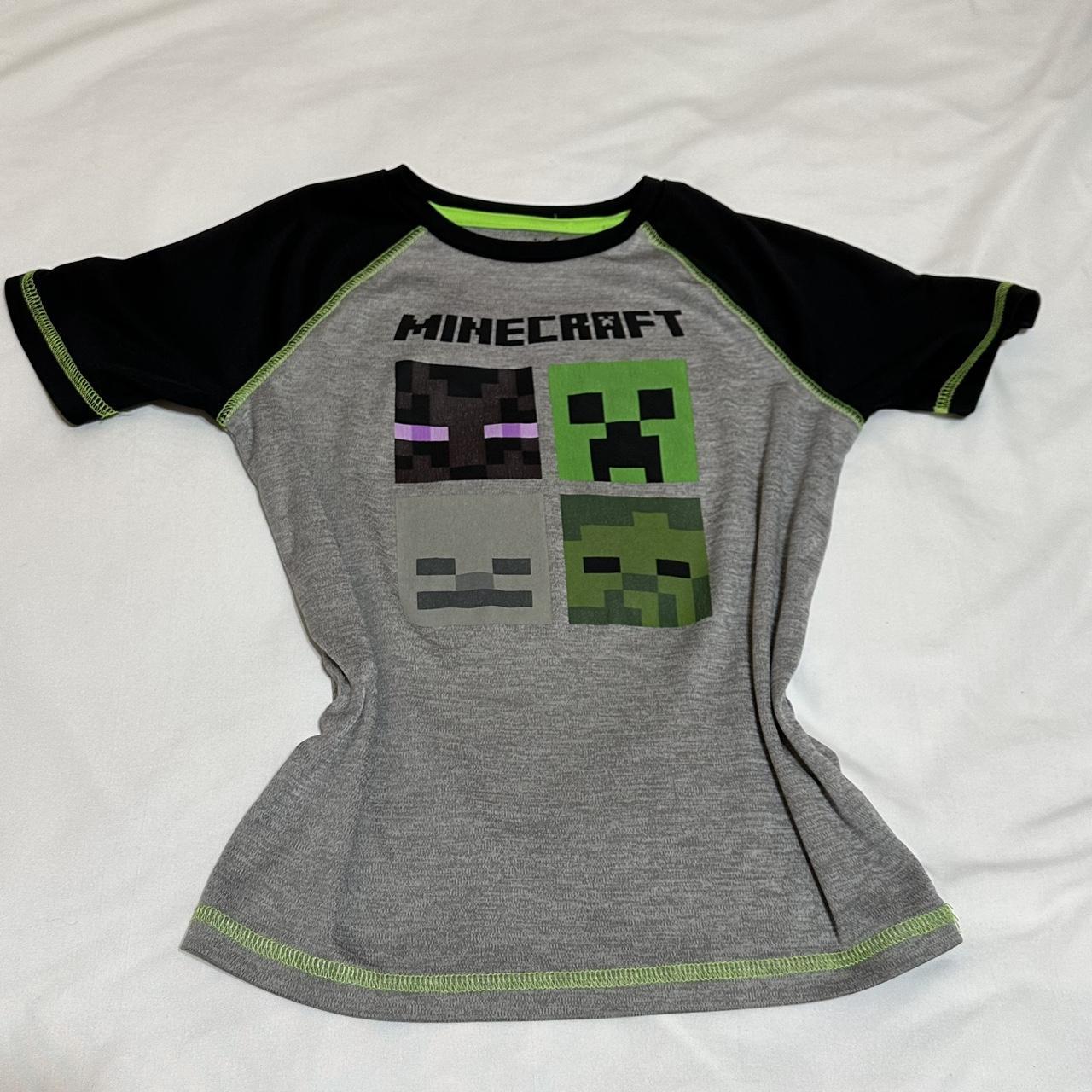 toddlers cutie little minecraft shirt🤭 fits like an... - Depop