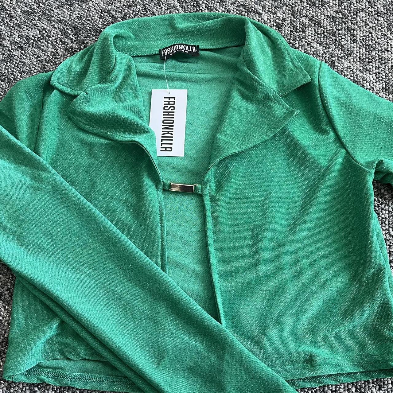 The sexiest open front clasp detail long sleeve... - Depop