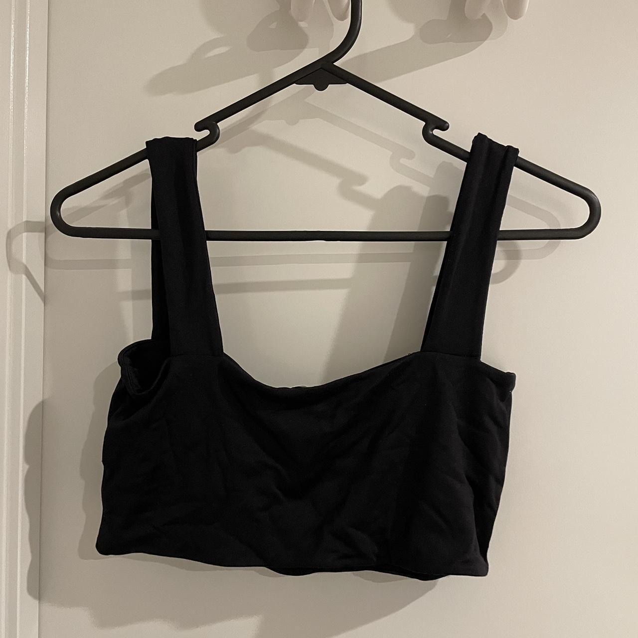 Size S, Supre black crop! Still in excellent... - Depop