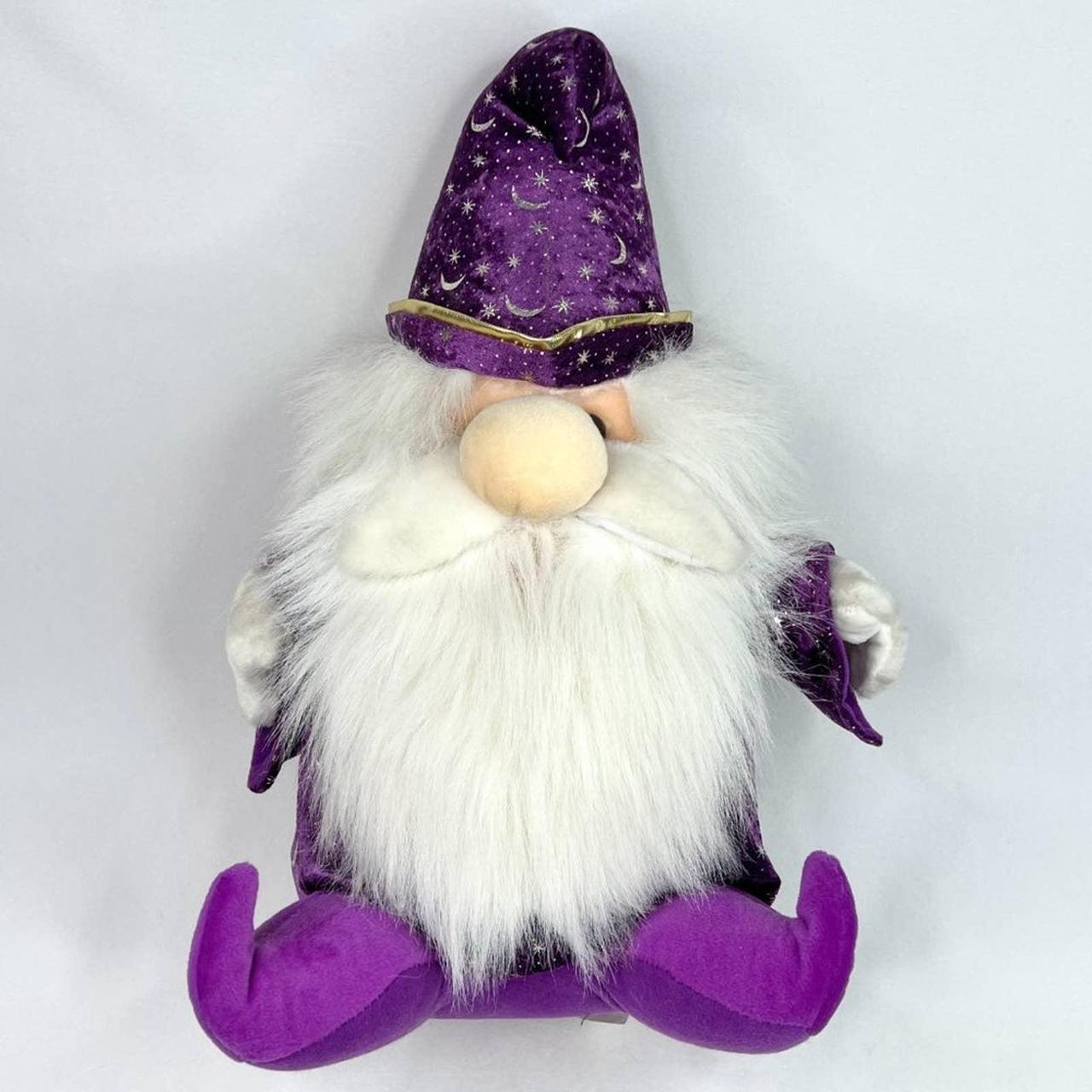 Vintage 2001 Classic Toy Co purple wizard hard plush... - Depop