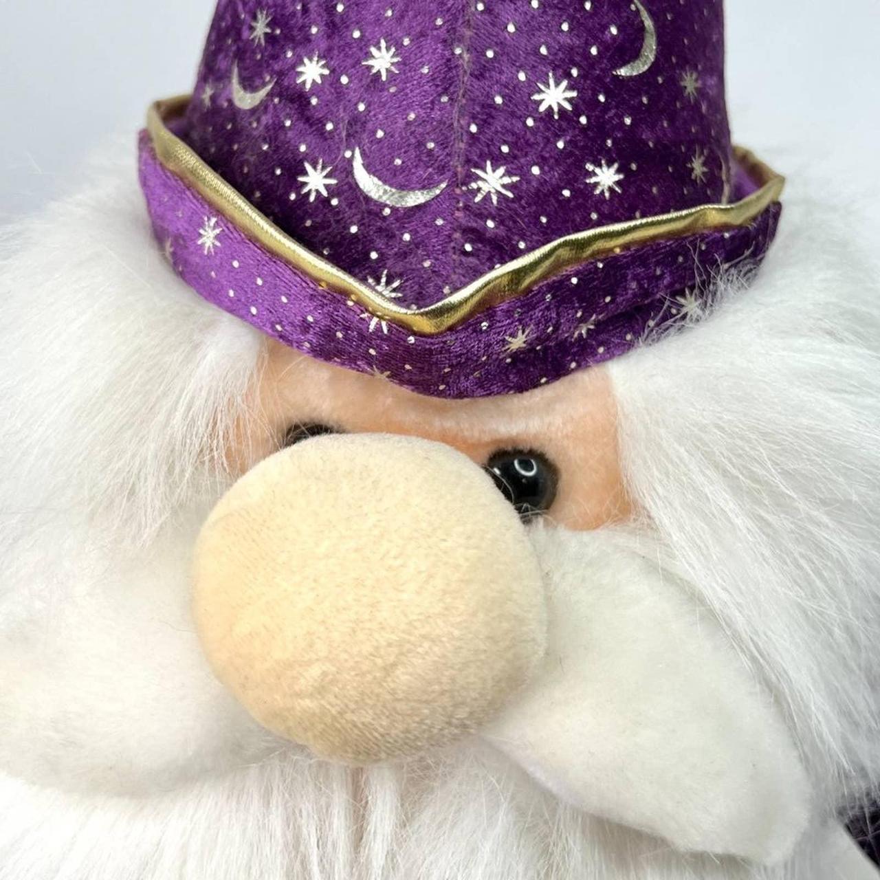 Vintage 2001 Classic Toy Co purple wizard hard plush... - Depop
