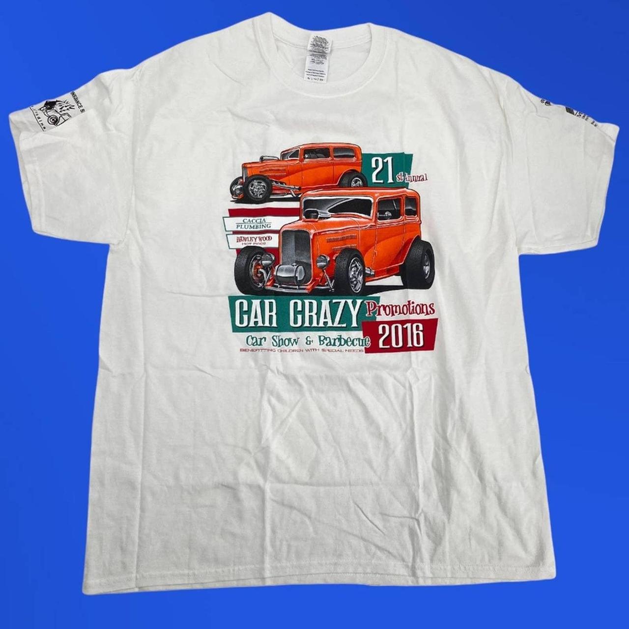 Vintage Car Show Graphic T-Shirt Deadstock Size:... - Depop