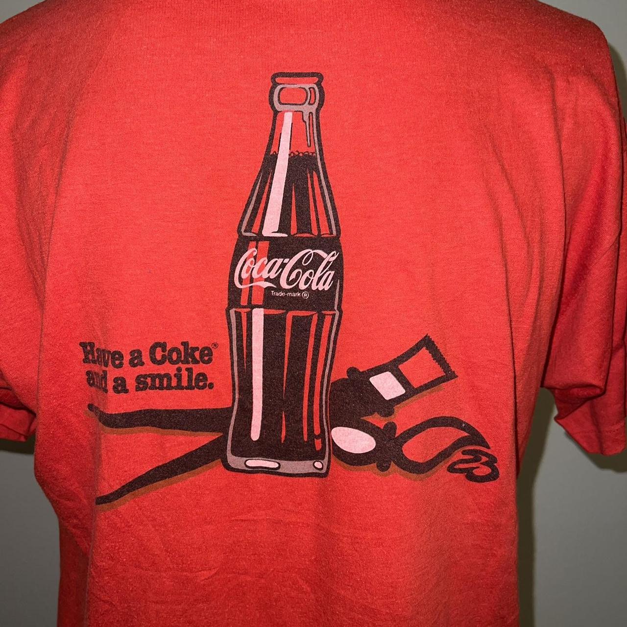 Coca-Cola Men's Red T-shirt | Depop