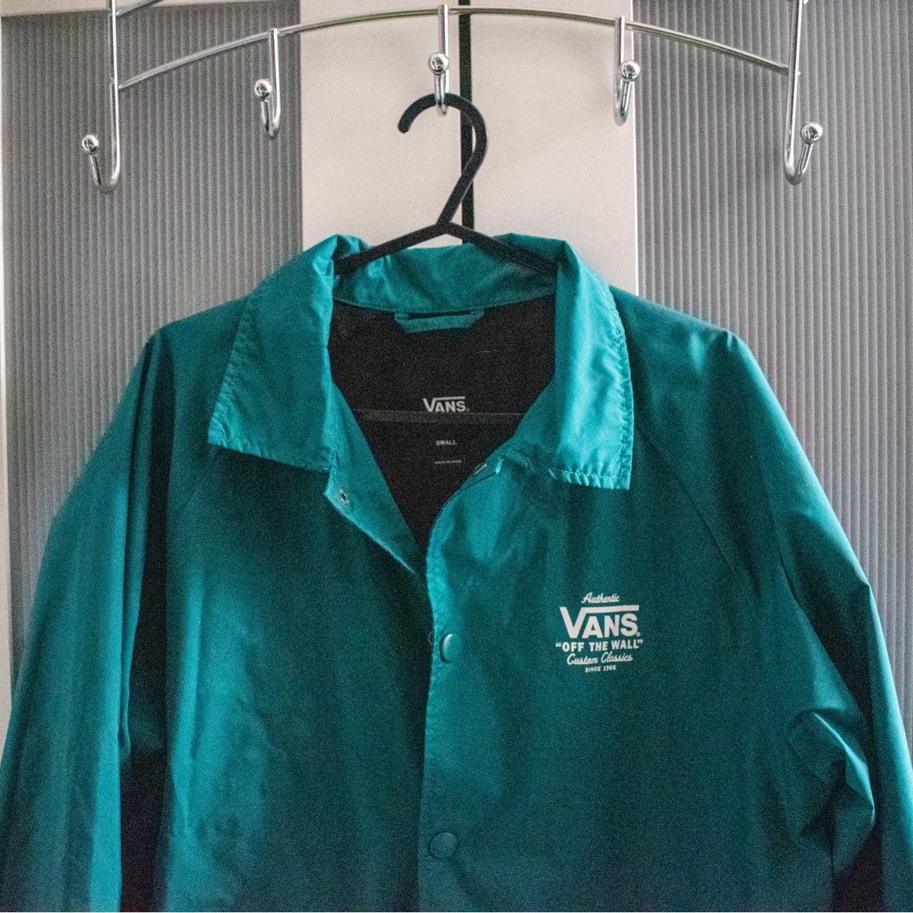 Green Vans Torrey Jacket UK Men’s Size Small #vans - Depop