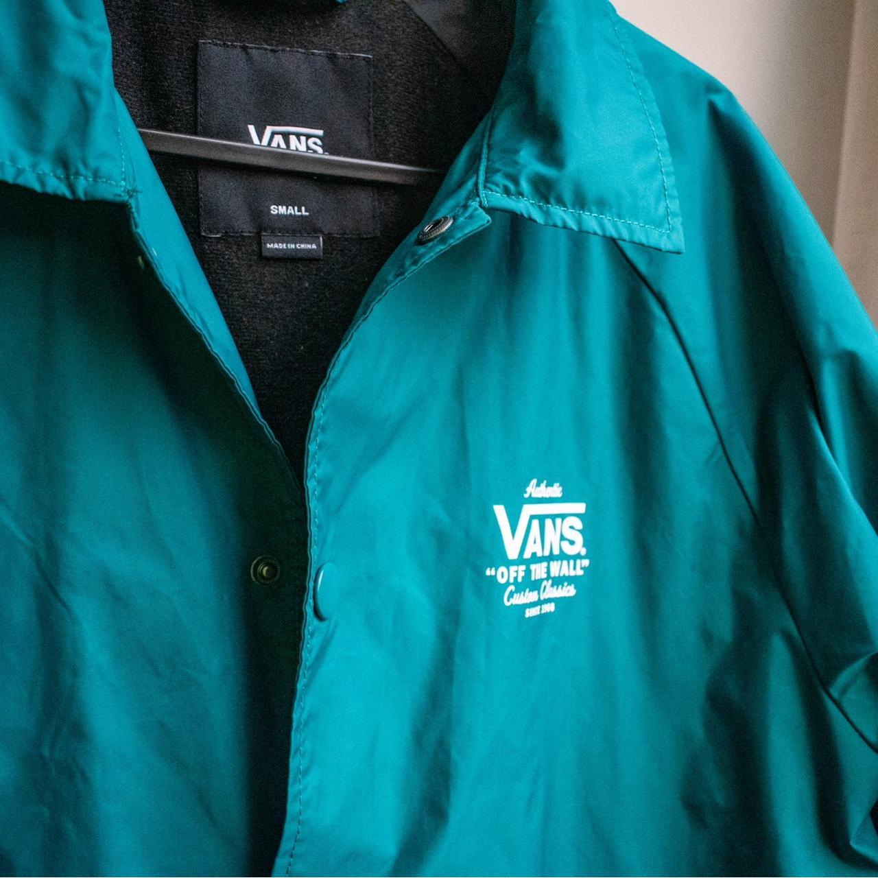 Green Vans Torrey Jacket UK Men’s Size Small #vans - Depop