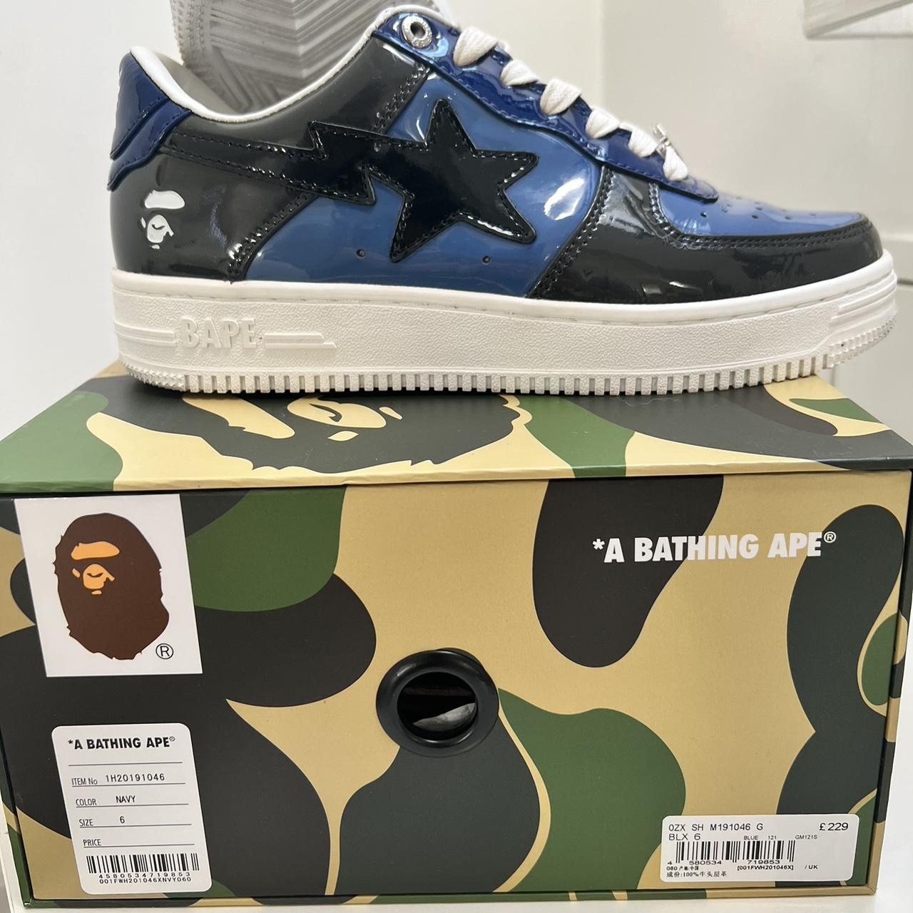 Blue patent bapestas Size 5 & 8 Worn twice, 8... - Depop