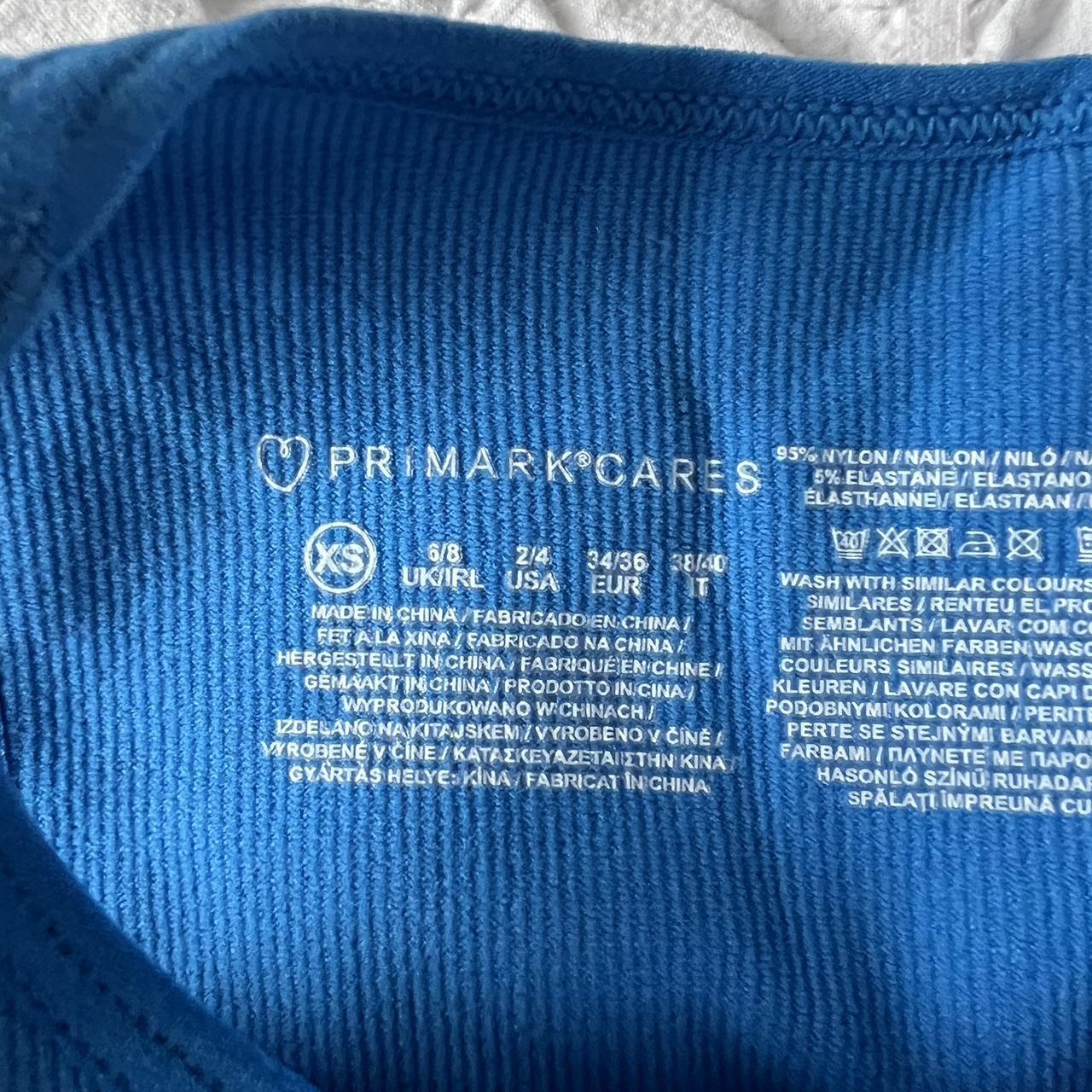 Primark racer top💙 Worn a few times, still in... - Depop