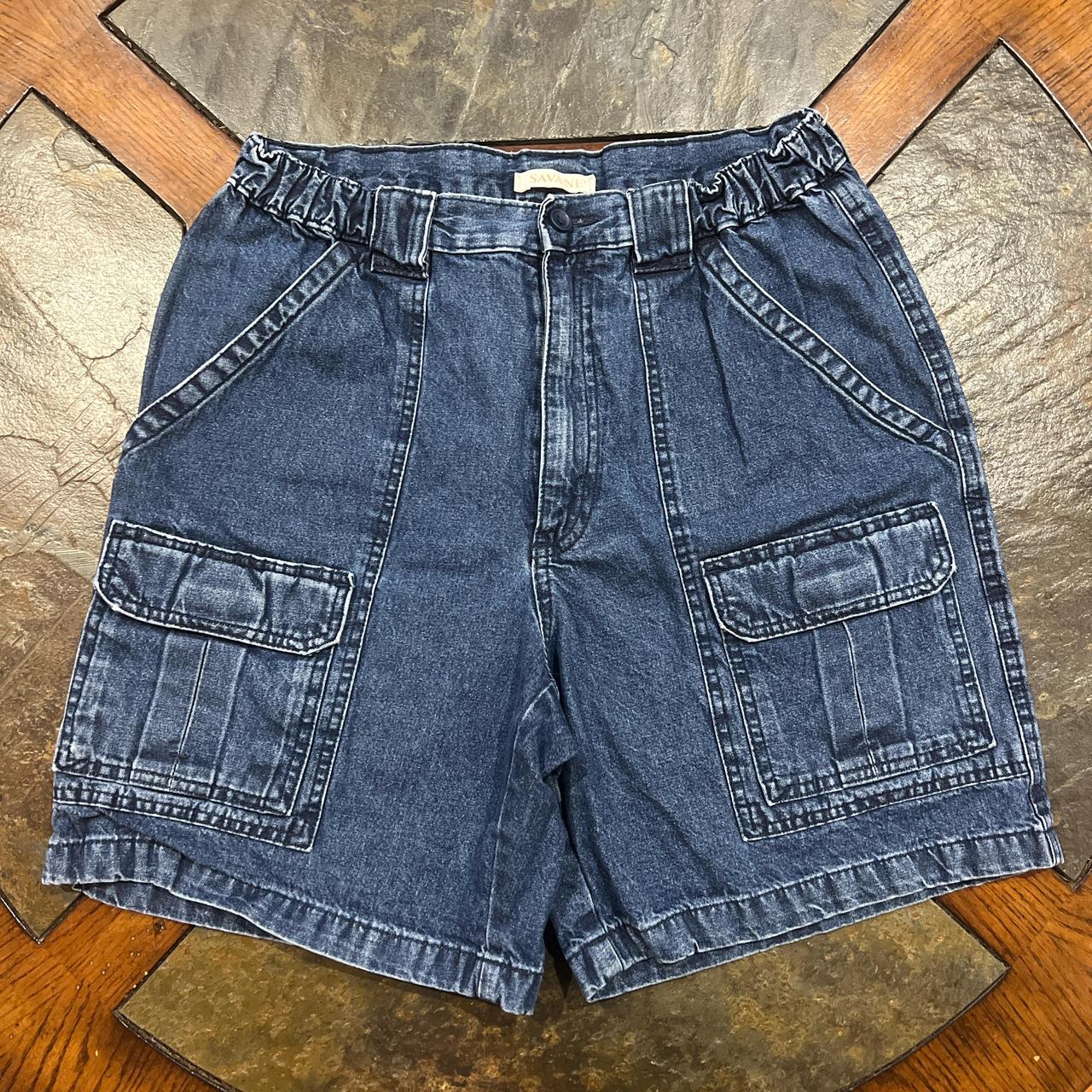 Vintage cool jorts with lots of pockets, baggy look,... - Depop