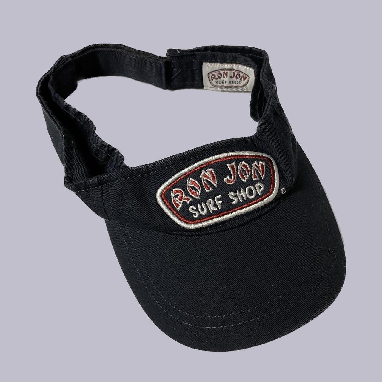 Ron Jon Surf Shop Visor Hat Cap Blue Used... - Depop