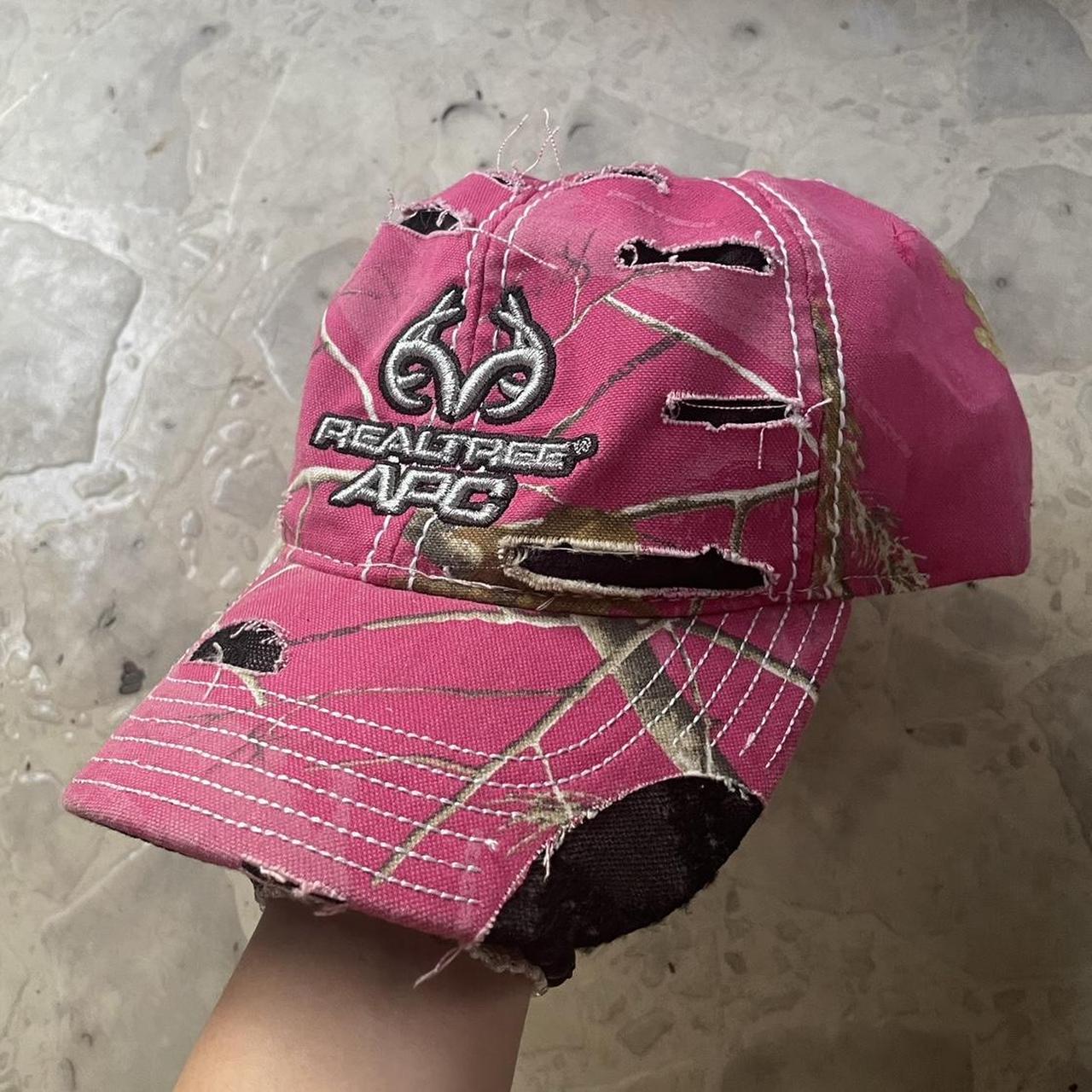 Realtree APC Hat Cap Signatures Pink Oak Camouflage... - Depop