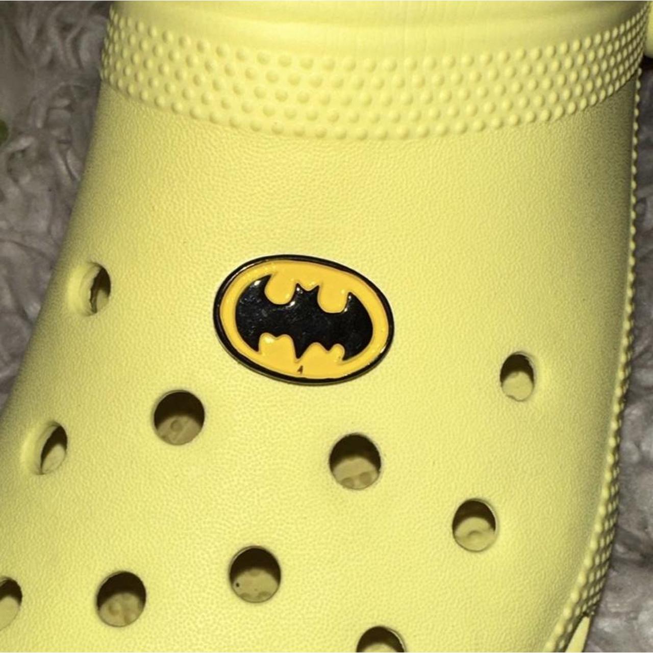 Batman croc jibbit #crocs #jibbitz #batman - Depop