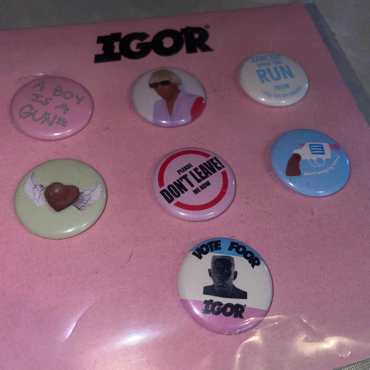 Tyler the Creator Igor pin set. Never opened, great... | Depop