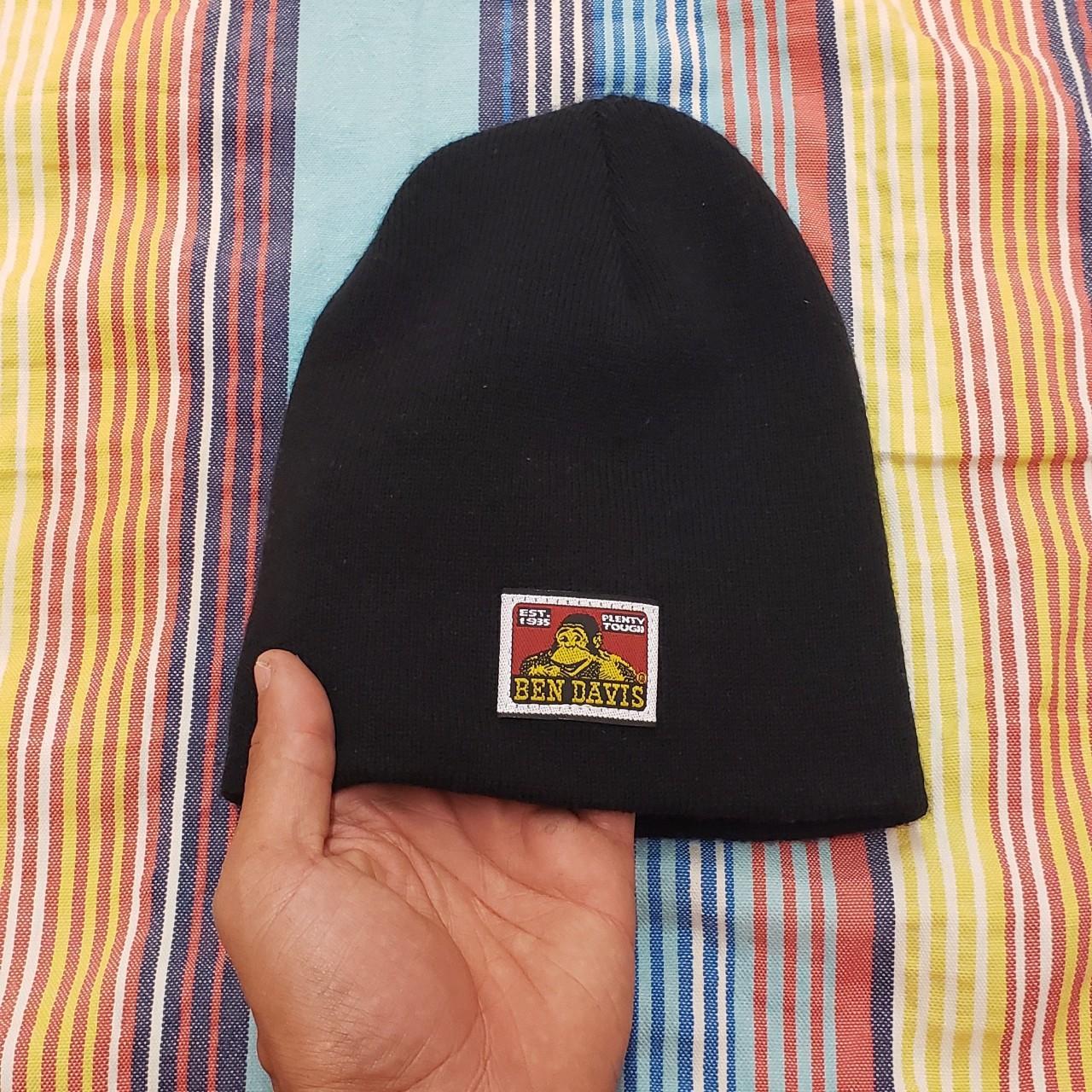 Vintage Ben Davis Beanie Hat Black size OS good... - Depop