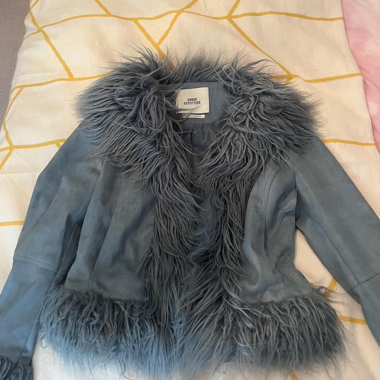 Urban Outfitters blue Afghan jacket Size M (I’m... - Depop