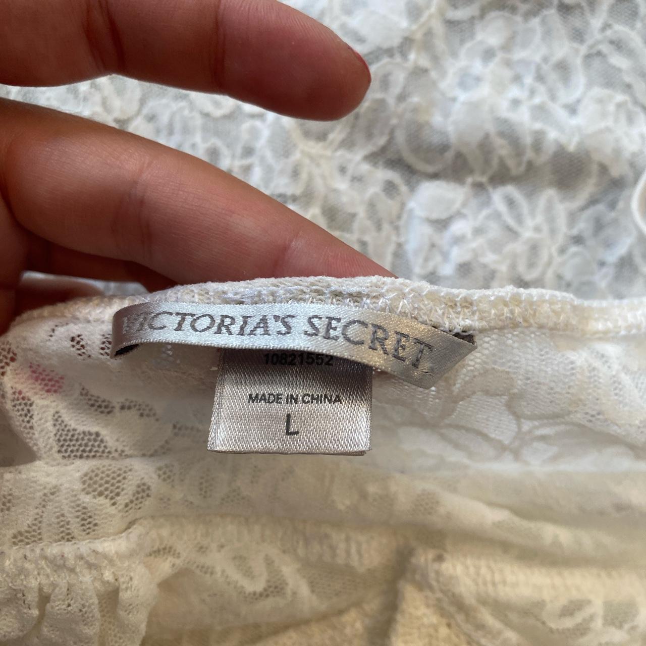 Victoria secret white lace vintage slip dress size... - Depop