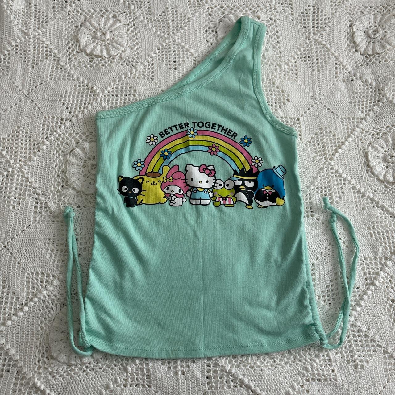 ADORABLE Hello Kitty and Friend one shoulder... - Depop