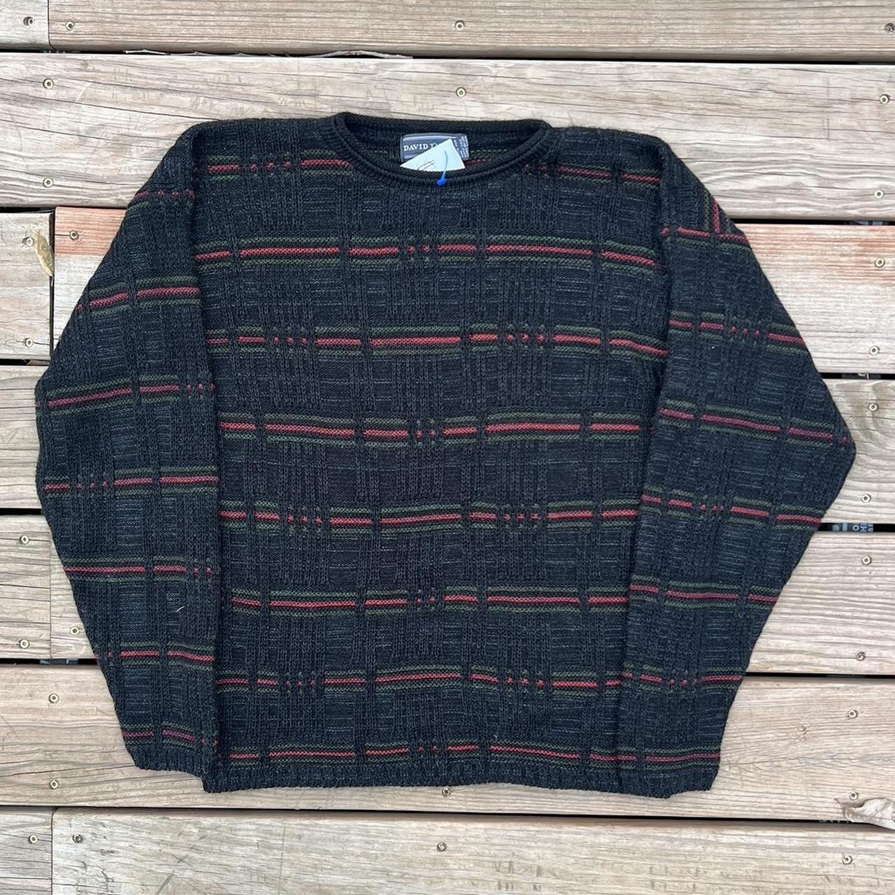 Vintage David Taylor sweater size L super clean $9... - Depop