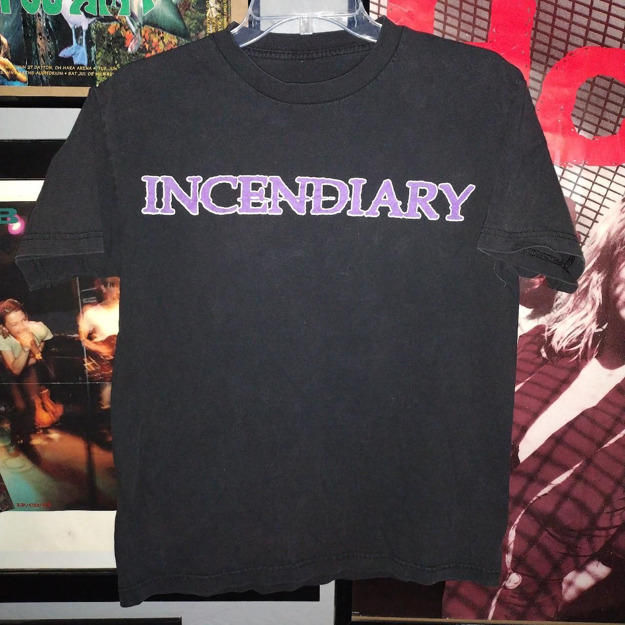 Vintage incendiary nyhc band t shirt New York... - Depop