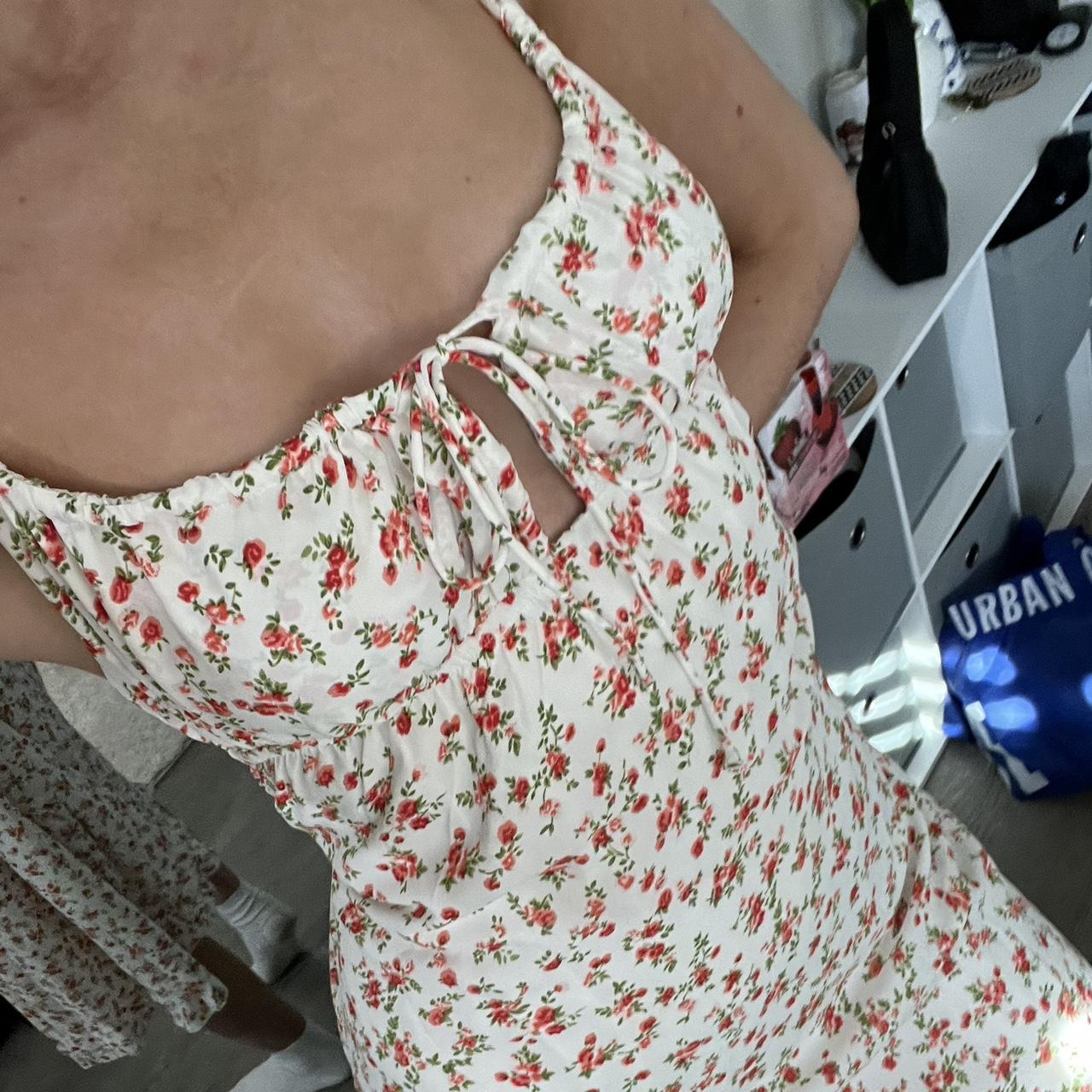 princess polly long floral dress size us 4... - Depop