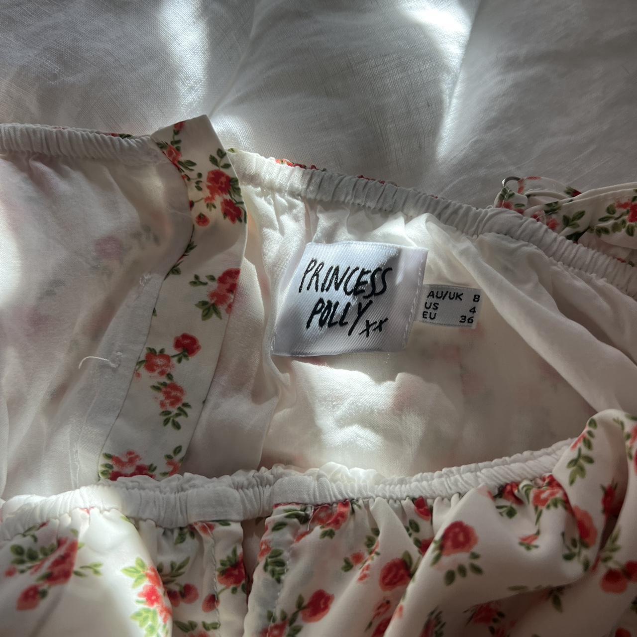 princess polly long floral dress size us 4... - Depop