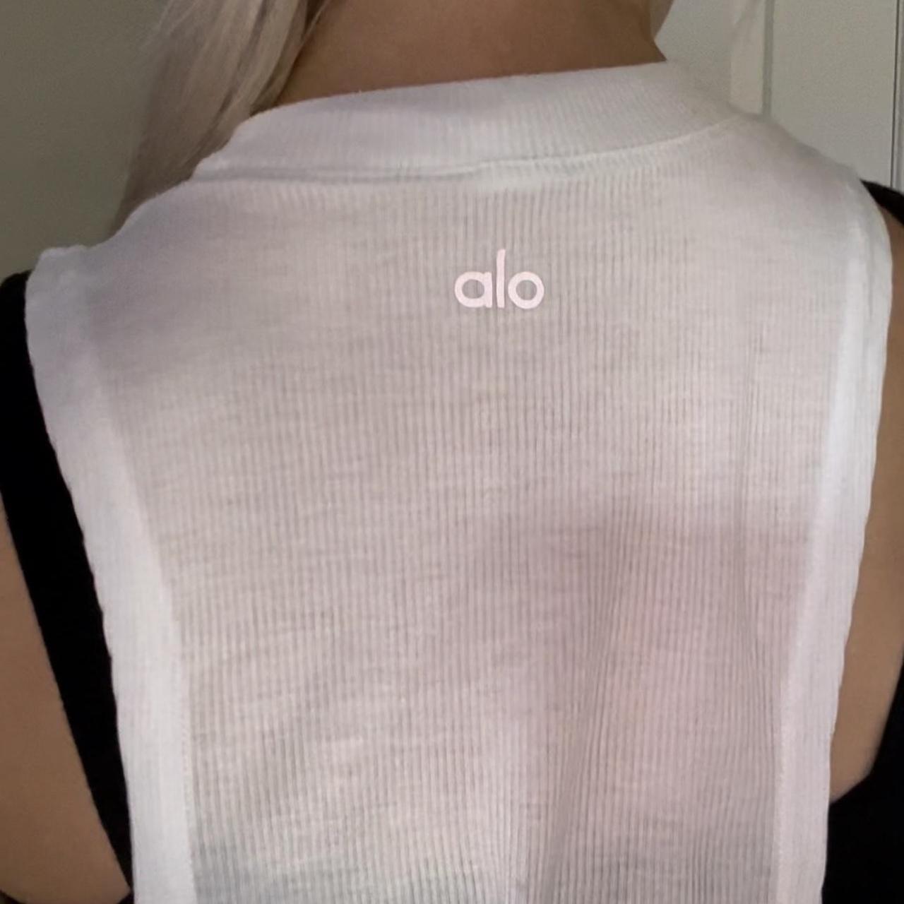 alo take top size medium super flowey and basic... - Depop