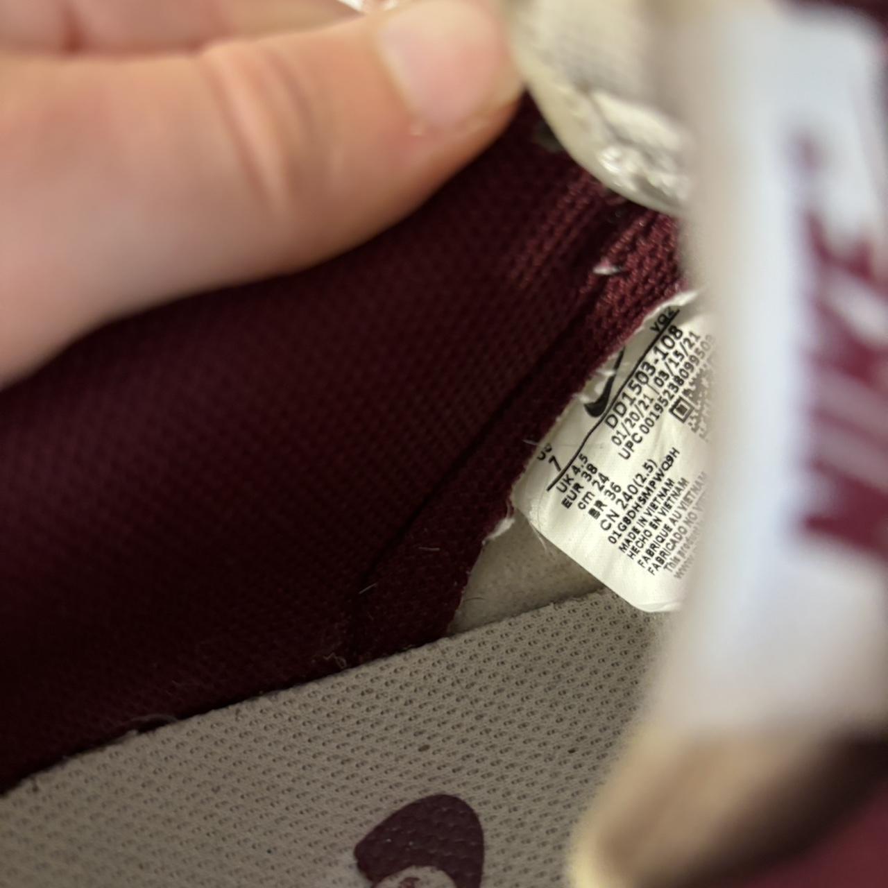 Maroon Nike dunks - Depop