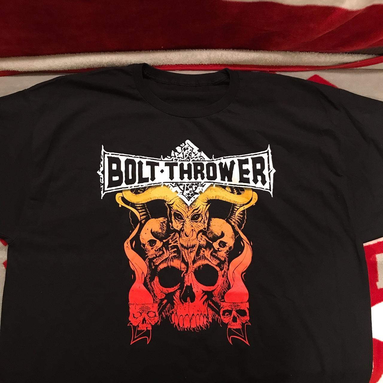 BOLT THROWER shirt. XXL AlStyle. Measures 25 in pit... - Depop