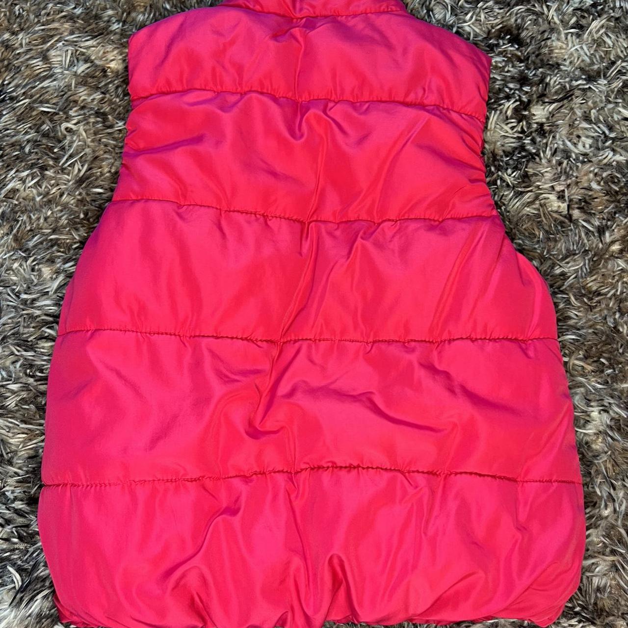 Vintage justice hot pink puffer In great condition... - Depop