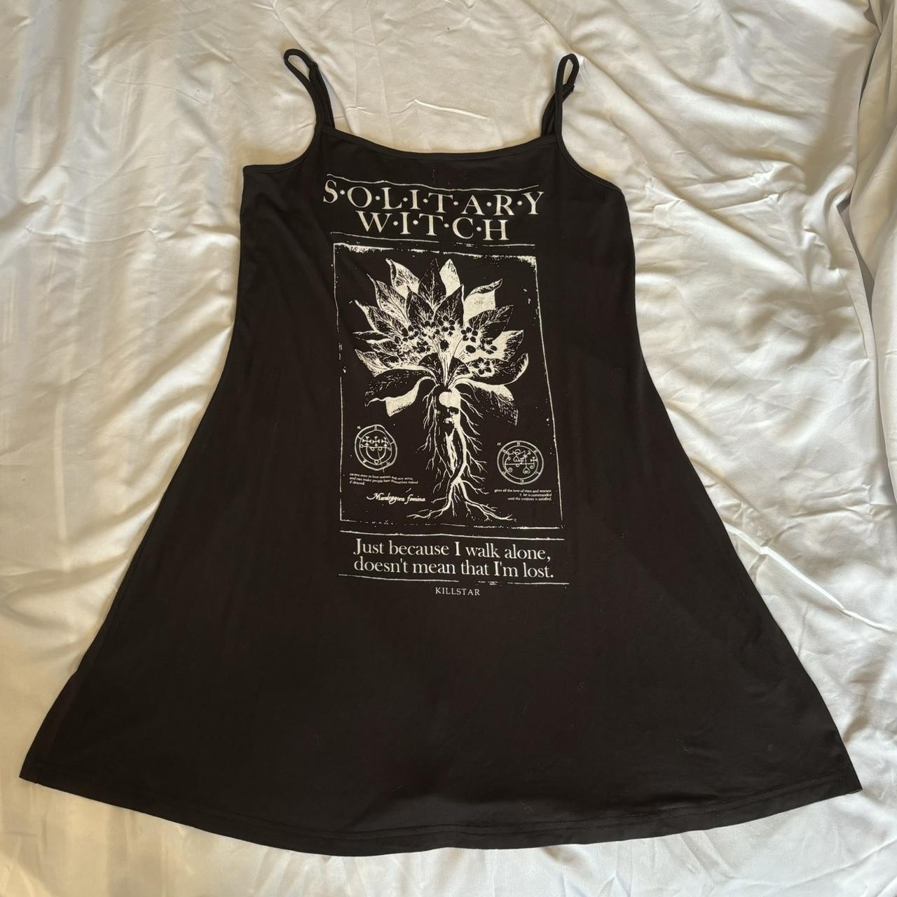 Killstar graphic shirt dress #gothicdress #killstar... - Depop