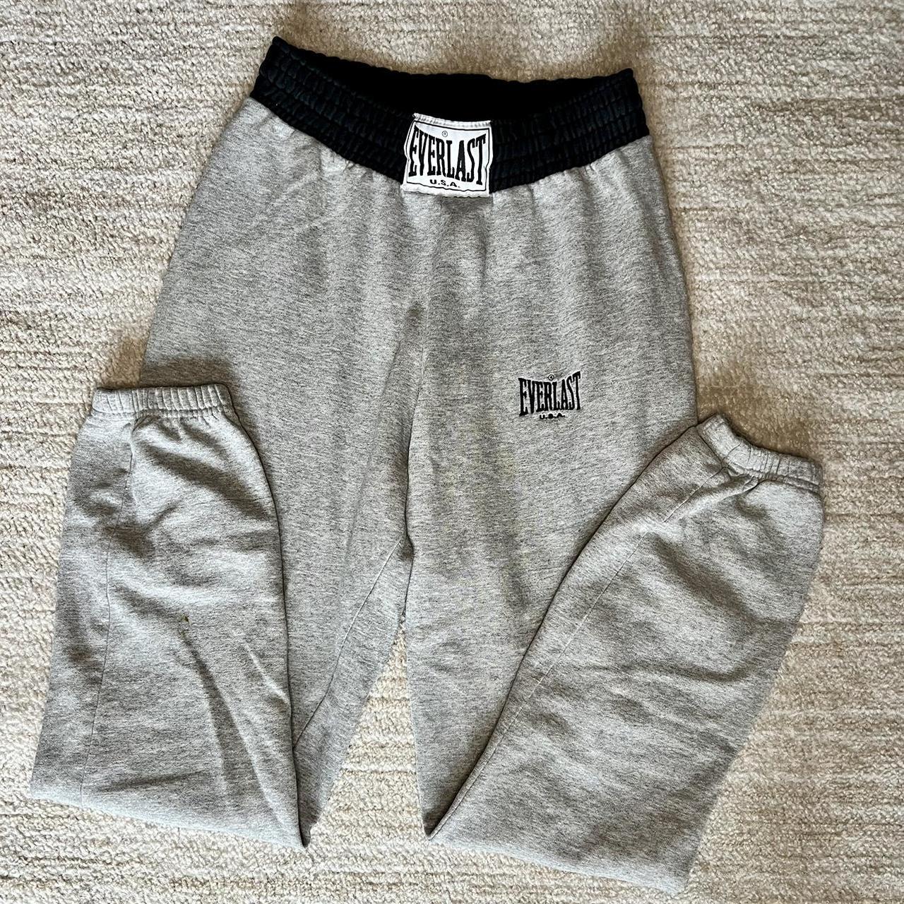 everlast mens size small grey sweatpants | Depop