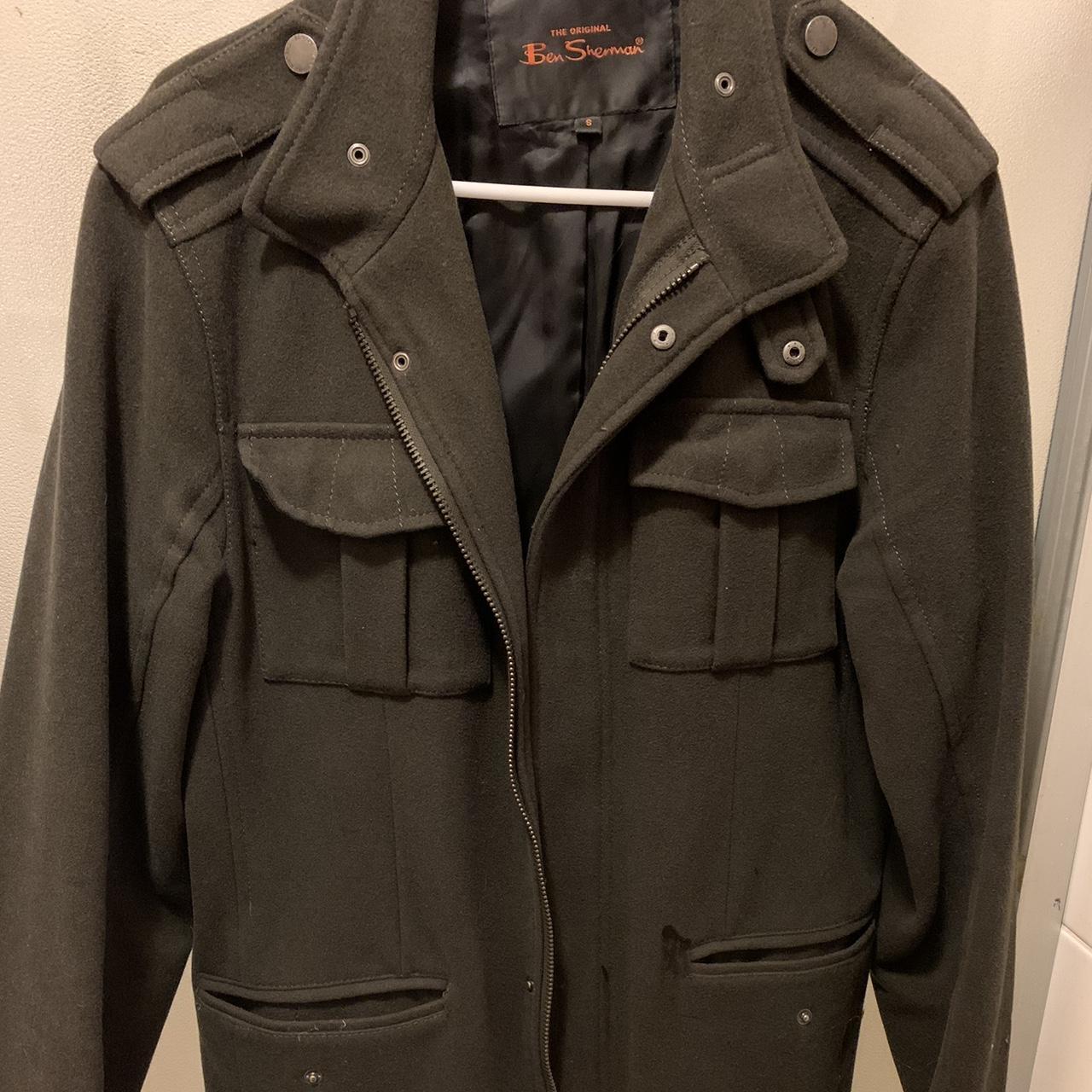 Ben Sherman Men's Khaki Jacket | Depop