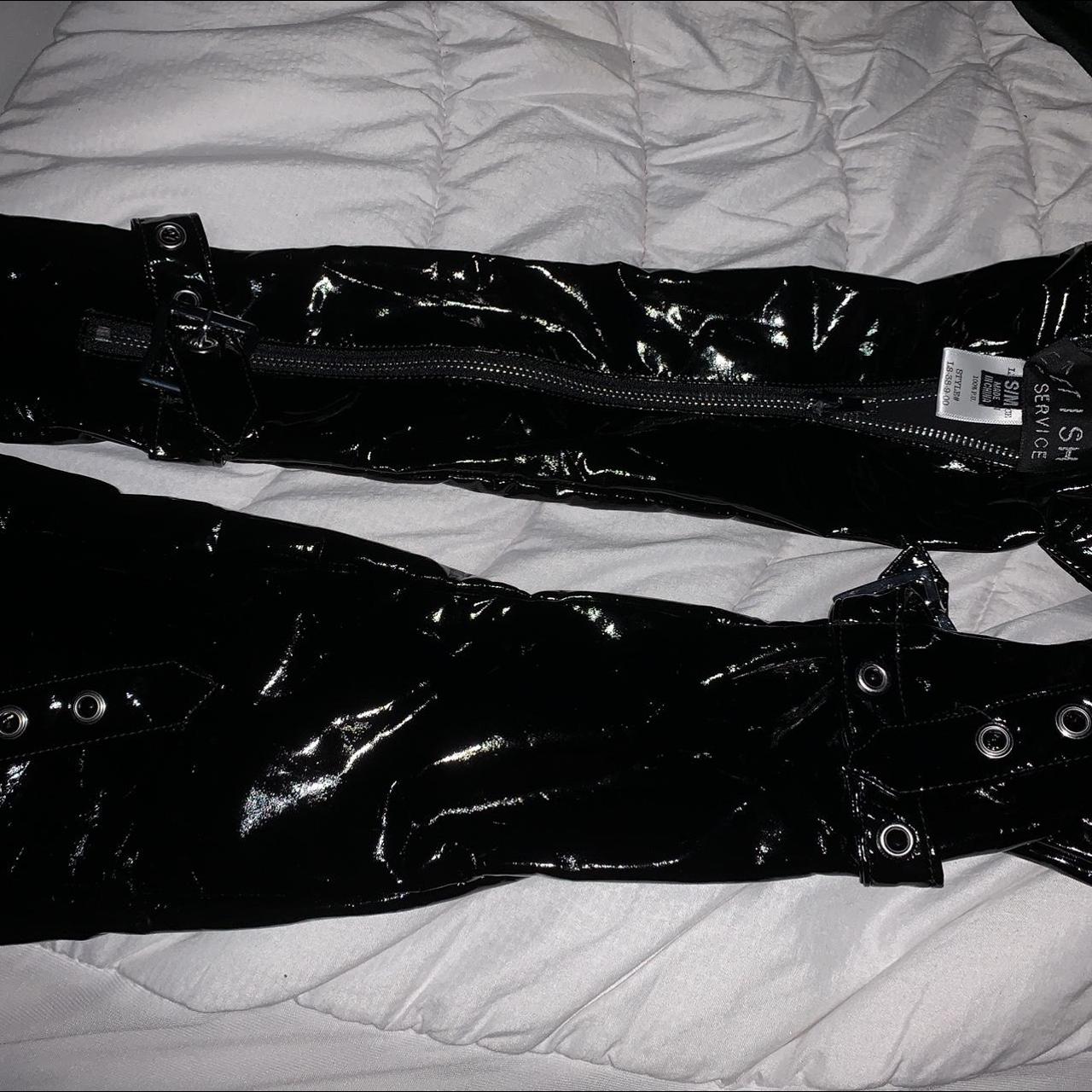 Lip Service Fetish Pvc Vinyl Armwarmers Sm These Depop