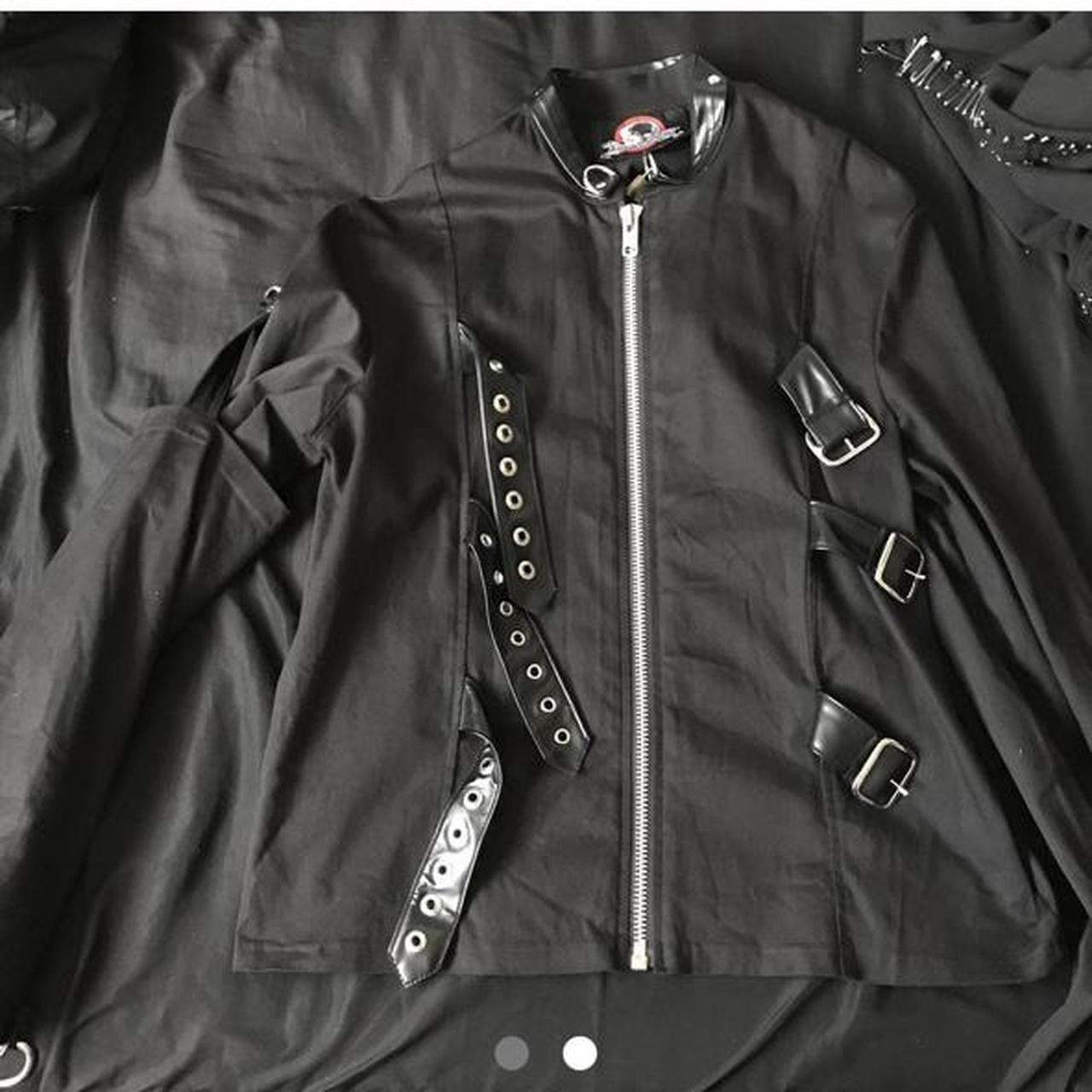 Lip Service Women's Black Jacket | Depop