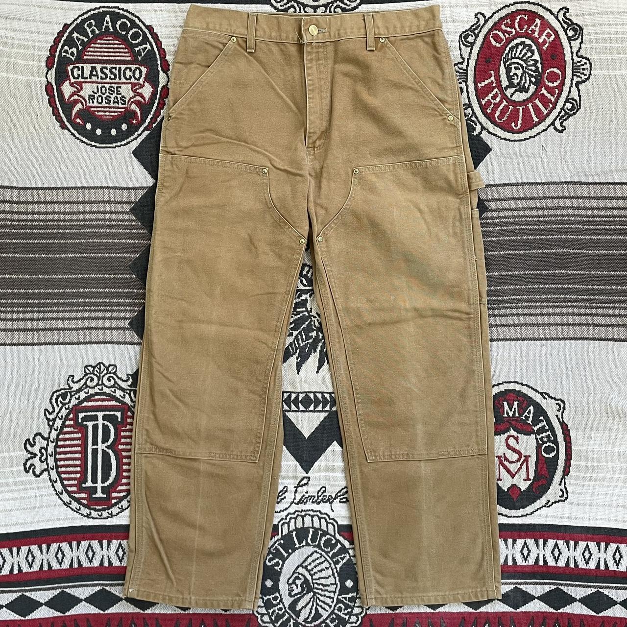 Vintage Carhartt Double Knee Pants -Double knee... - Depop