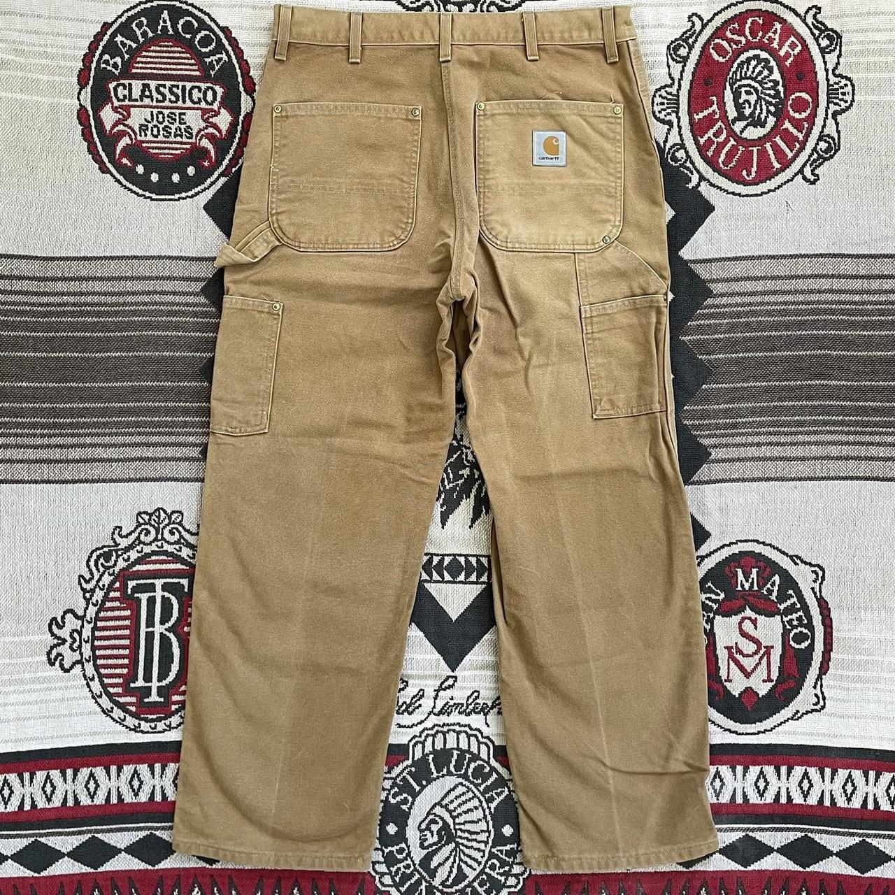 Vintage Carhartt Double Knee Pants -Double knee... - Depop