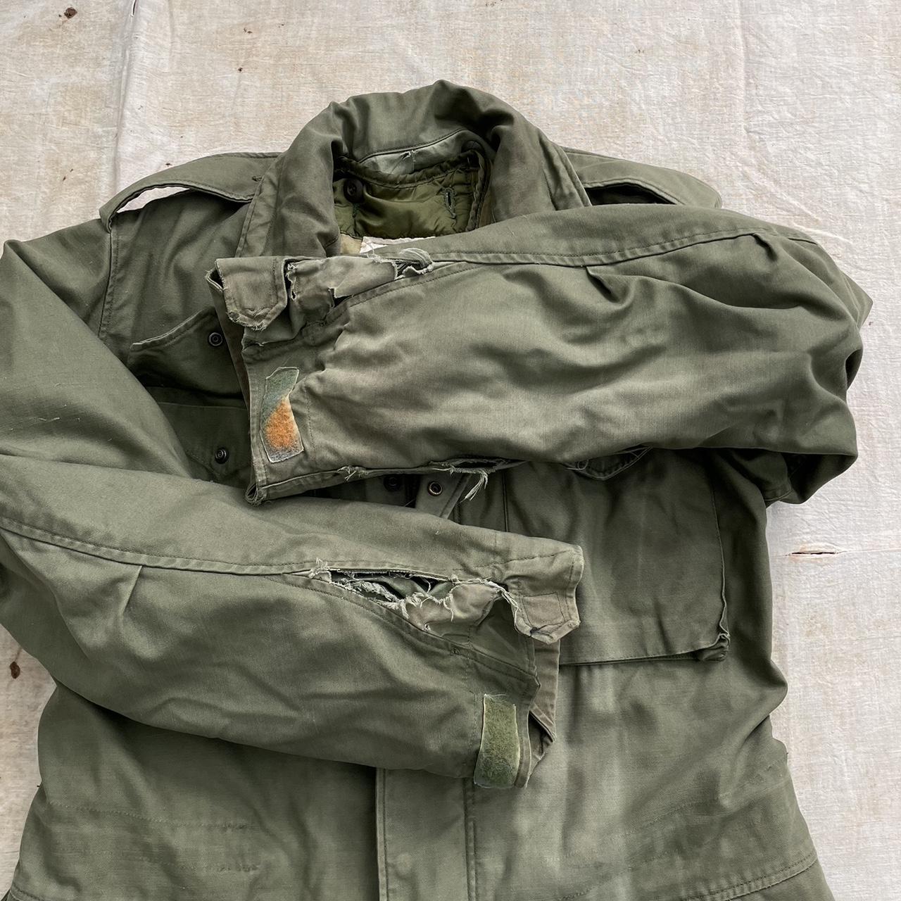Vintage 60s M-65 Field Jacket with Liner -Super worn... - Depop